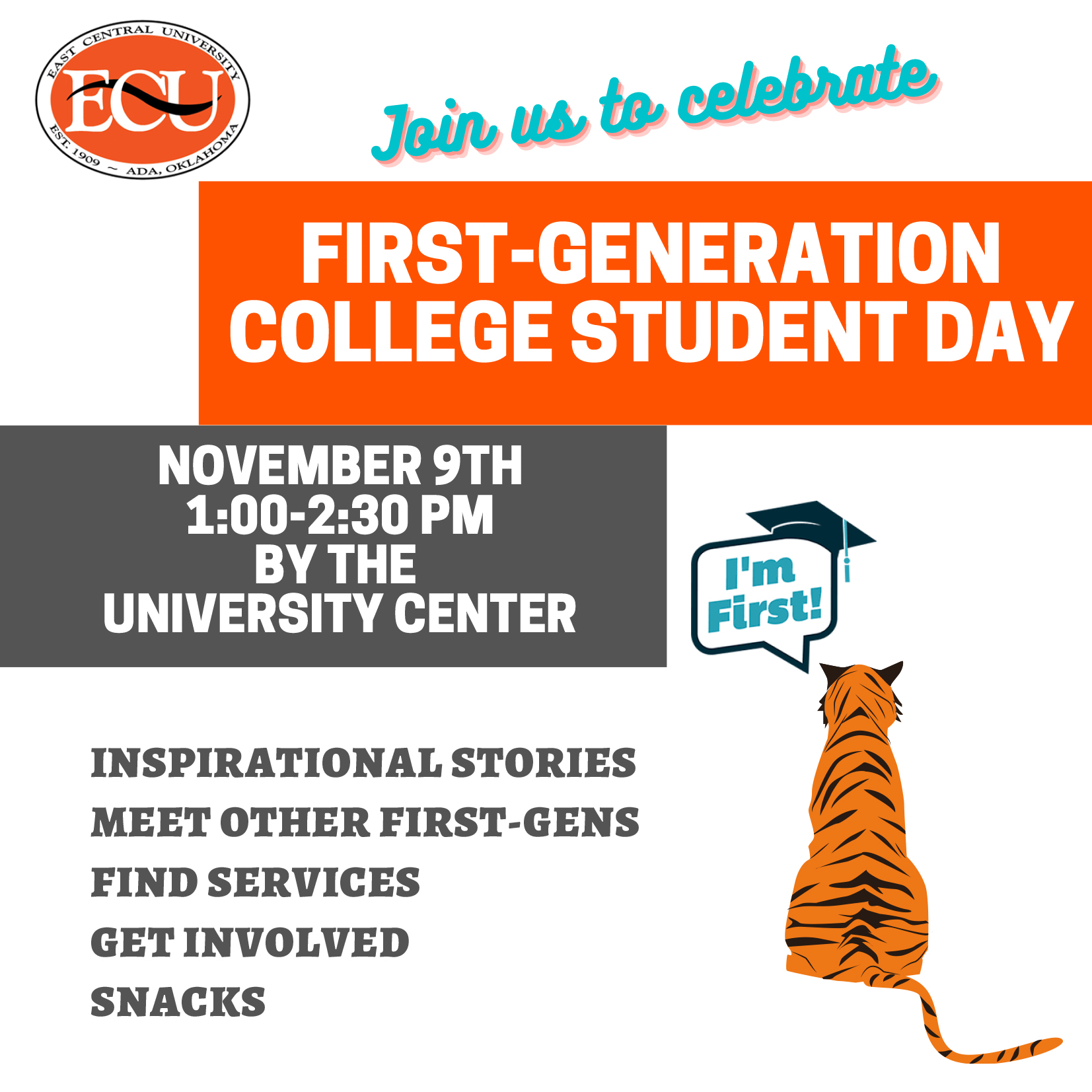 First Generation College Student Day East Central University
